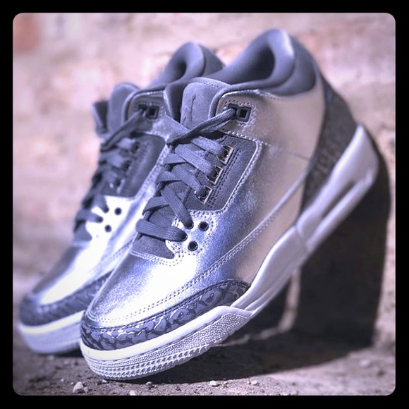 Jordan | Shoes | Jordan 3 Retro Silver Nwt | Poshmark